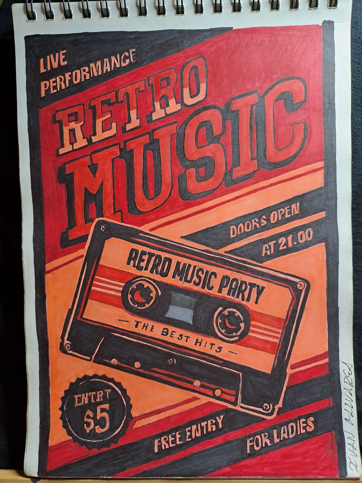 Retro Drawing – Ivan Olivares